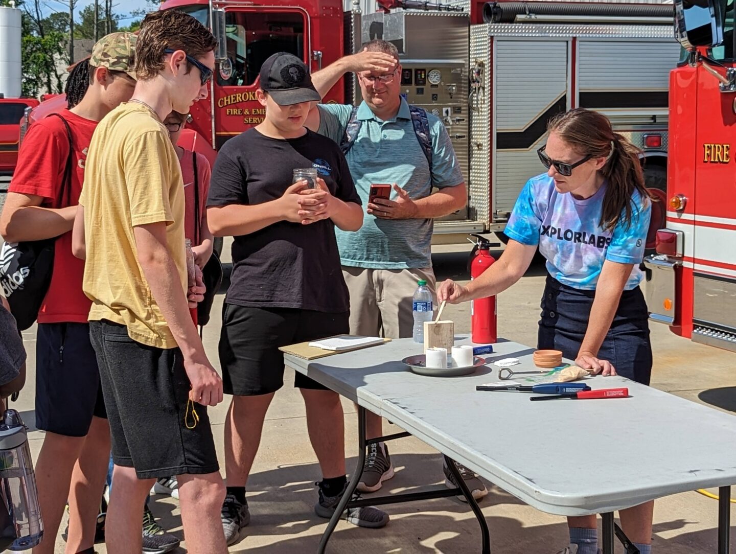 Middle Schoolers Learn About STEM Connection to Fire Careers Through ...
